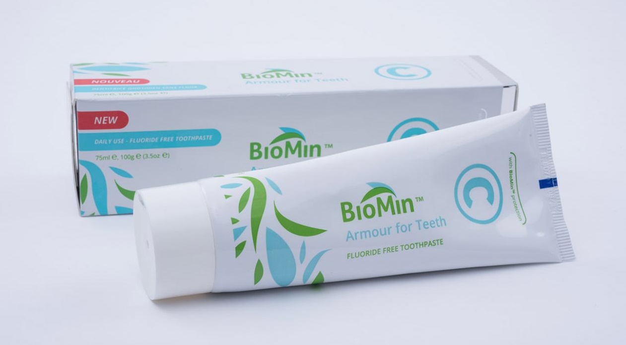 Zubní pasta BioMin, bez fluoridů, 75 ml, exp. 30.11.2023 | Medplus.cz